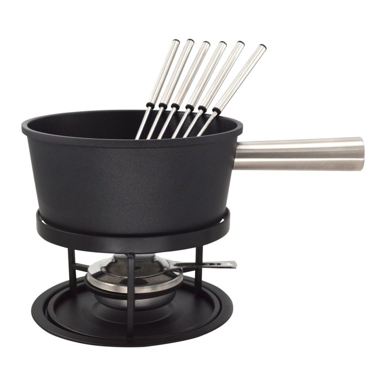 Heidi Cheese Line Fondue-Set Cloud in schwarz kaufen