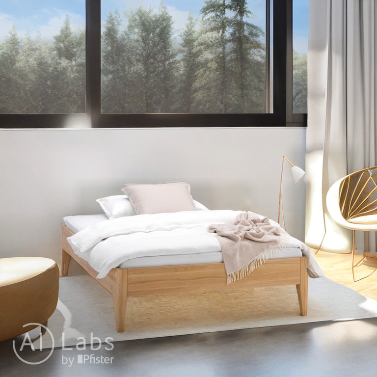 Linea Natura Bett Texas_201 in braun kaufen