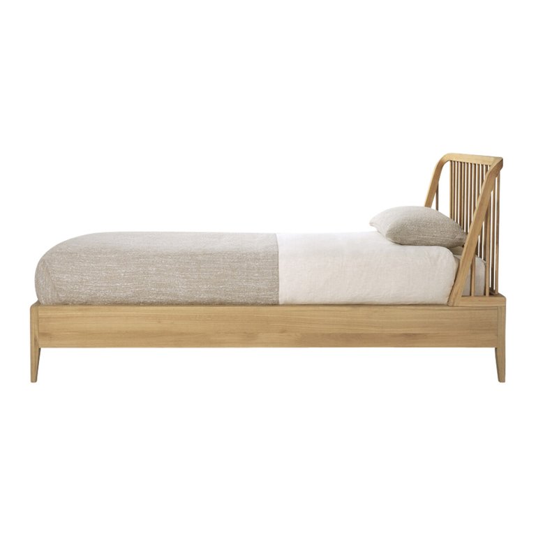 Ethnicraft Bett Spindle in braun kaufen