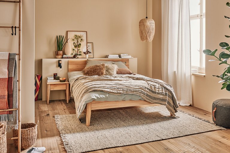 Linea Natura Bett Texas_201 in braun kaufen