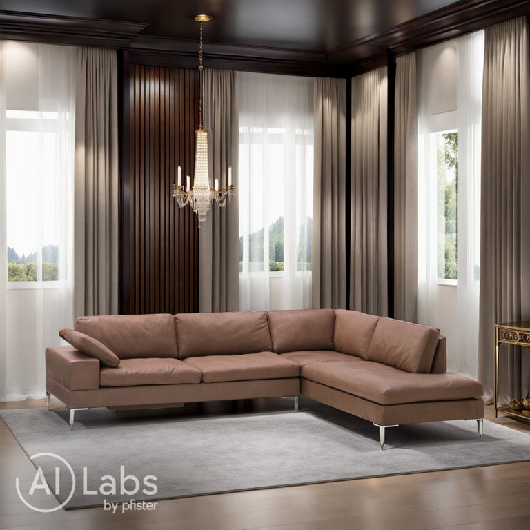 Acheter BRÜHL canapé d’angle ALBA en marron