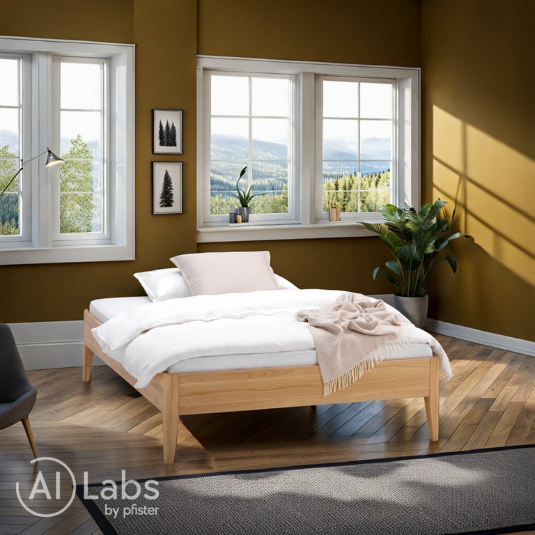 Linea Natura Bett Texas_201 in braun kaufen