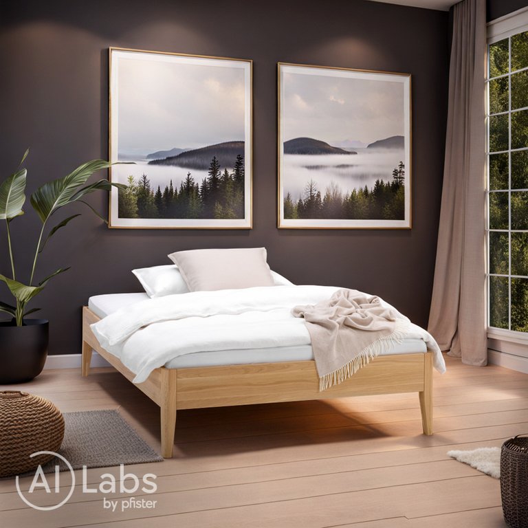 Linea Natura Bett Texas_201 in braun kaufen