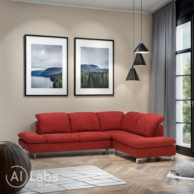 Chilliano Ecksofa Jackie in rot kaufen