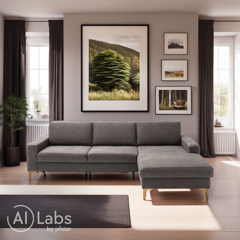 Acheter Pure Home Lifestyle canapé d’angle Pure System Lounge en noire