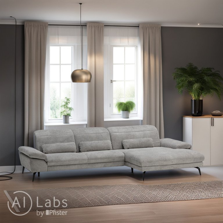Beldomo Style Ecksofa MP-IN22025 in grau kaufen