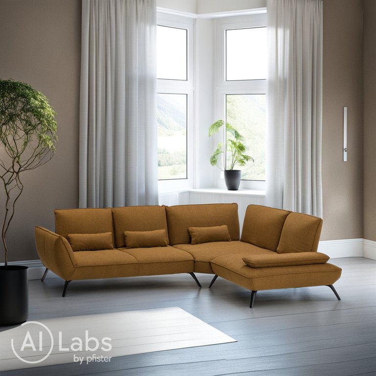 Moderano Ecksofa Alpha-8110 in gelb kaufen