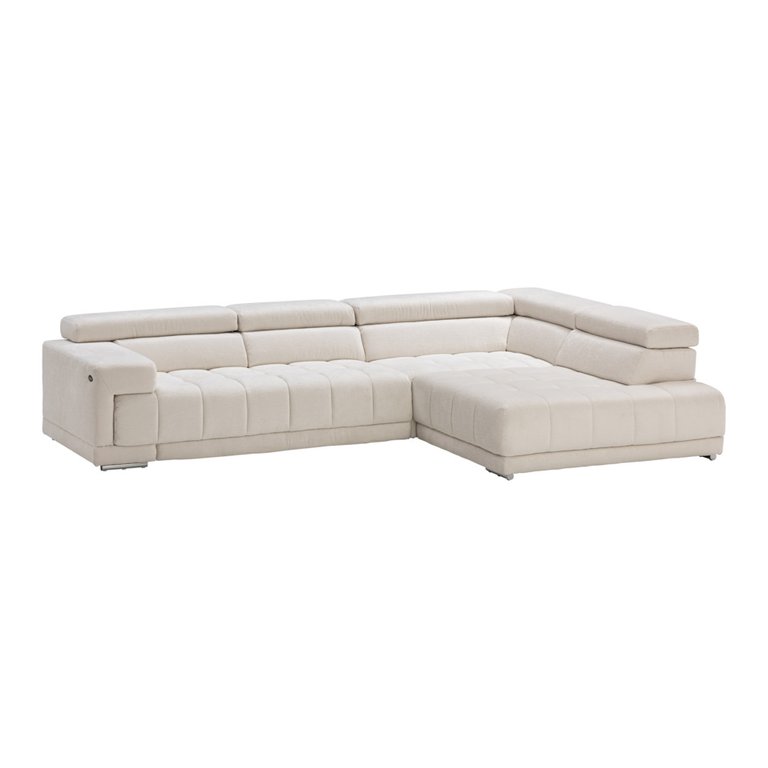 Beldomo Style Ecksofa Spliff-S in weiss kaufen
