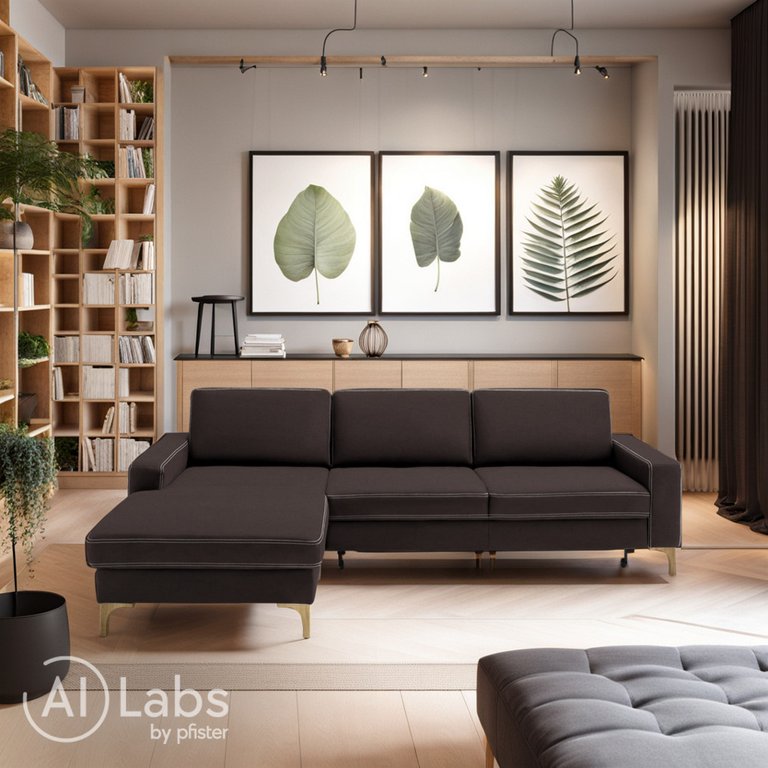 Acheter Pure Home Lifestyle canapé d’angle Pure System Lounge en marron